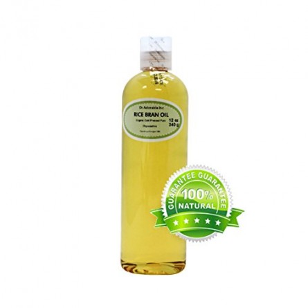 Rice Bran OIL Organic 100% Pure Cold Pressed 12 Oz | Essential-Organic ...
