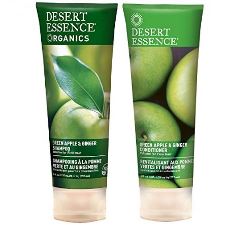 Desert Essence All Natural Organic Green Apple & Ginger Volumizing ...