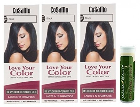 Cosamo -Love Your Color- Ammonia & Peroxide Free Hair Color #783 Black ...